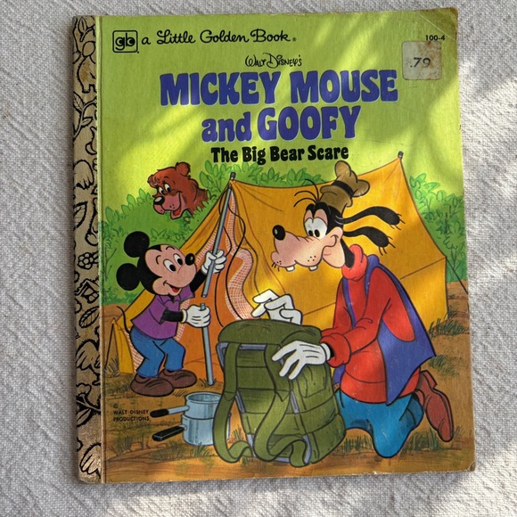 Golden Books | Other | Vintage Mickey Mouse And Goofy Little Golden ...